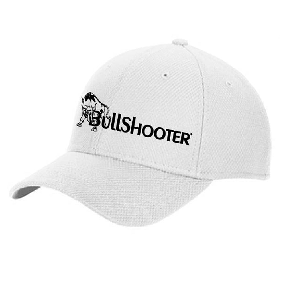 Fitted BullShooter Hat - White - Spider 360