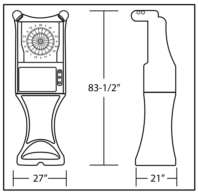 Spider 360 1000 Series Home Electronic Dartboard Machine